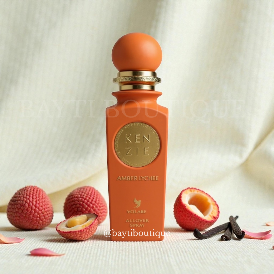 All over spray - Kenzie amber lychee - Volaré – BAYTI BOUTIQUE